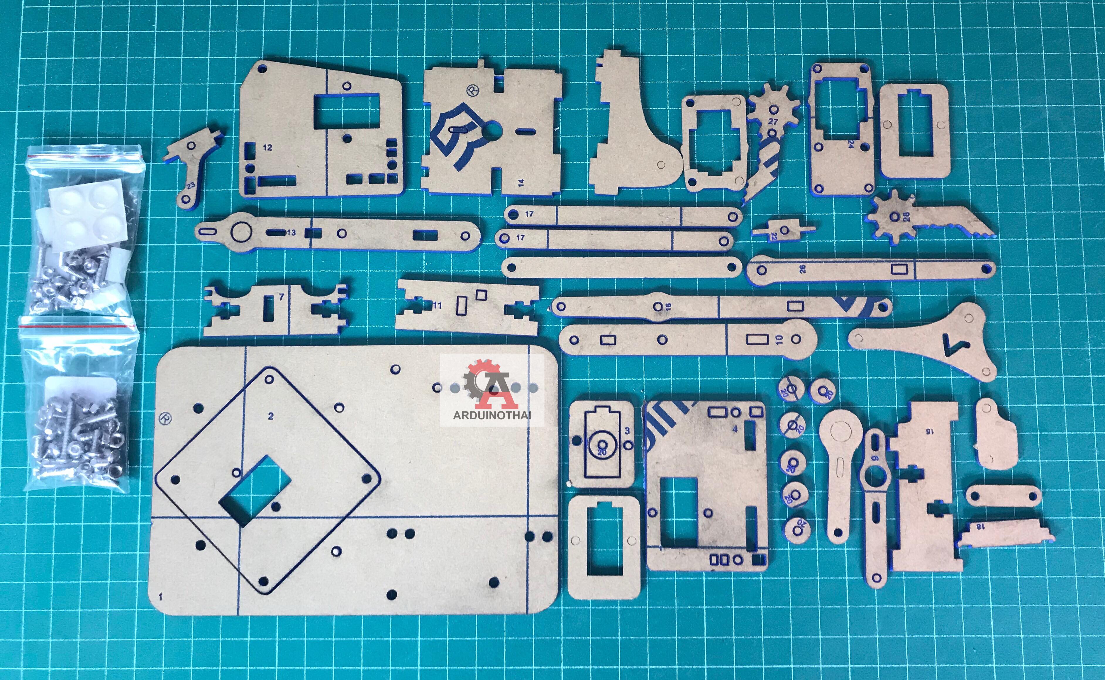 Robotic arm - ขาย arduino เซนเซอร์ และโมดูลต่างๆ ส่งฟรี EMS Kerry : Inspired by LnwShop.com (v2)