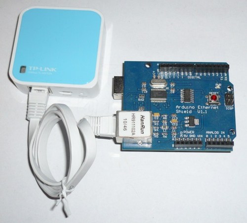 Ethernet W5100 Shield โมดูลต่ออินเตอร์เน็ตสำหรับบอร์ด Arduino Uno และ Arduino Mega สต็อกไทยส่งไว