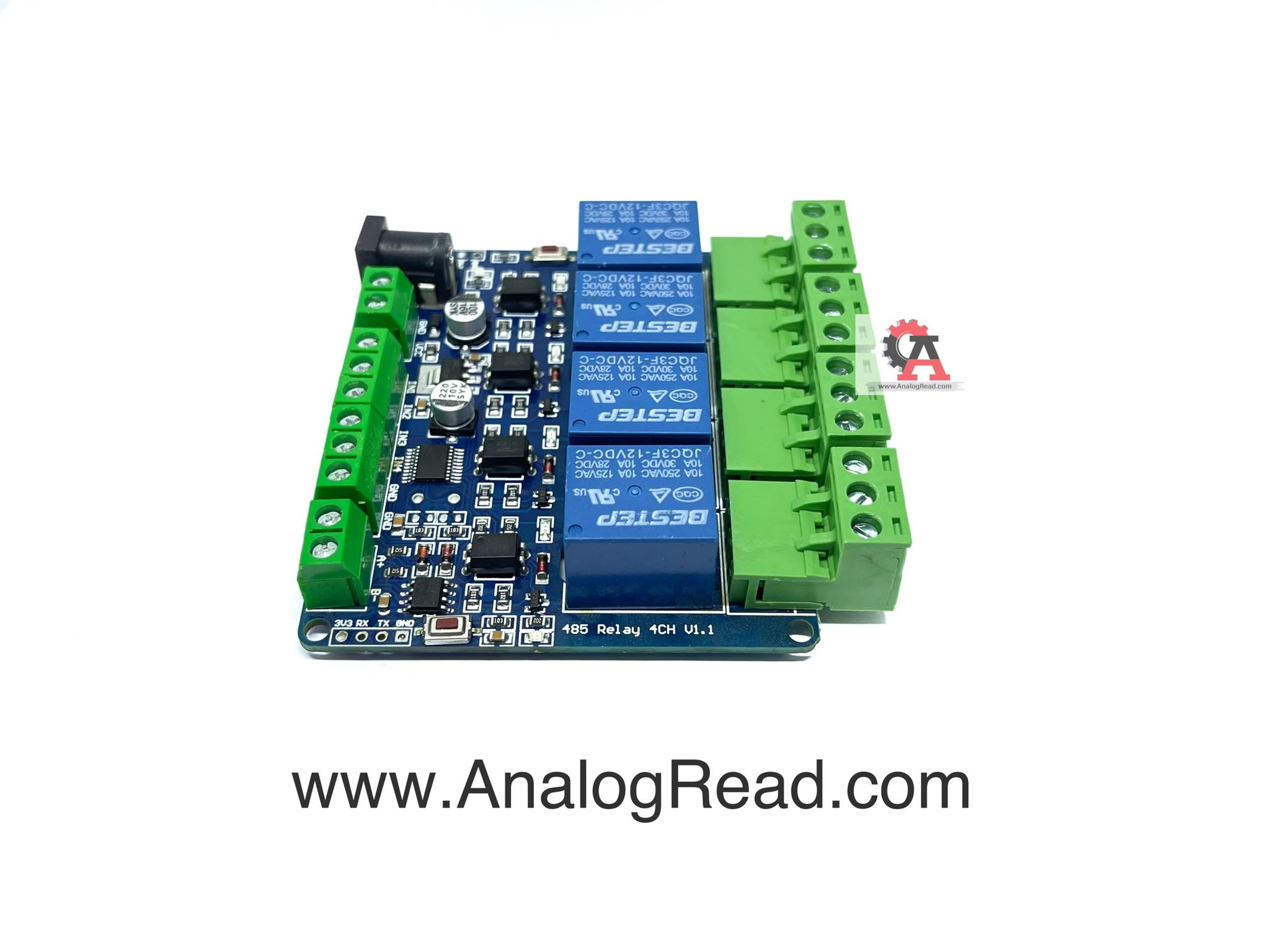 Modbus-Rtu 4 way relay module RS485/TTL(12V) - ขาย arduino เซนเซอร์ และโมดูลต่างๆ ส่งฟรี EMS ...