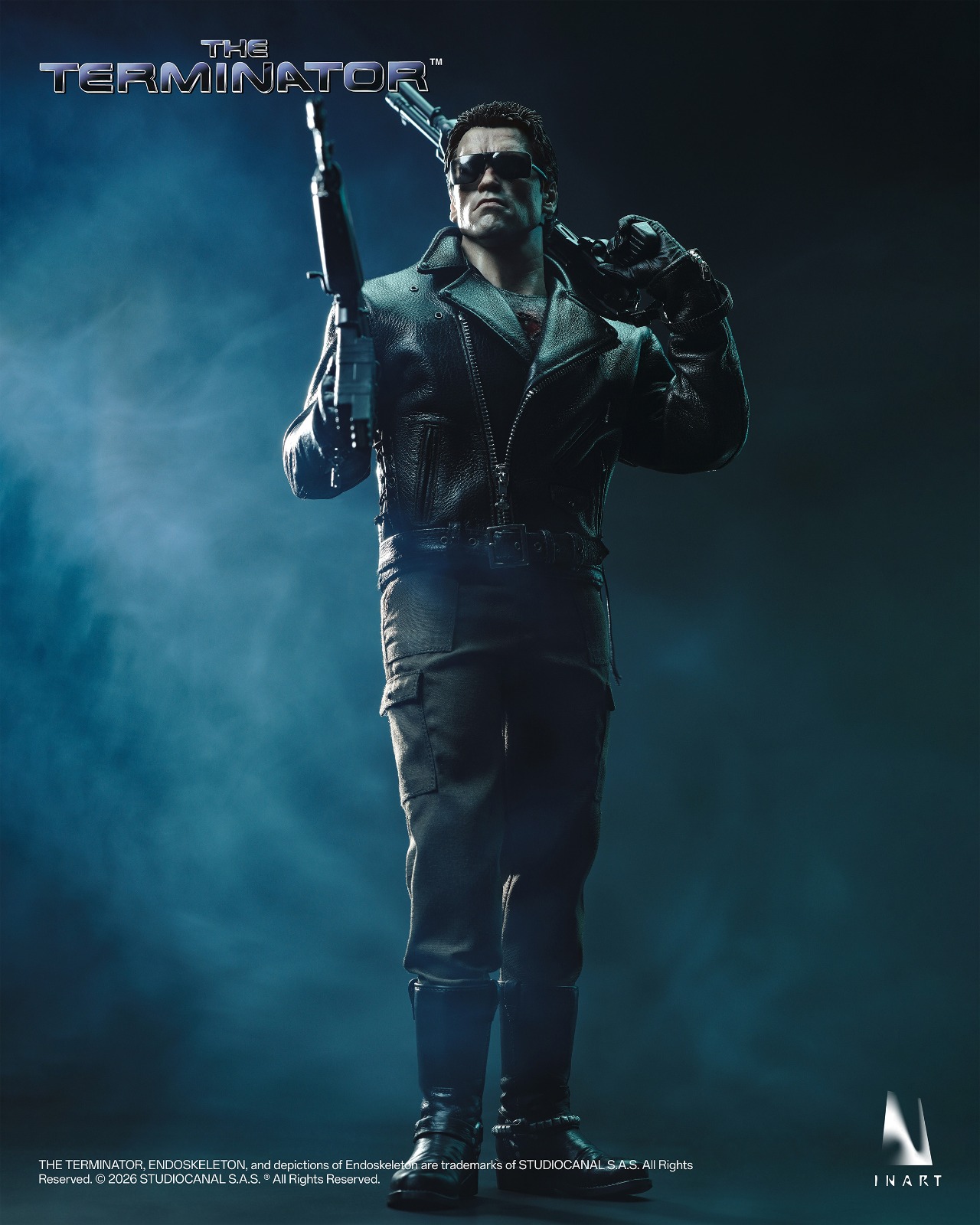 INART AG-A031 Terminator - T-800 Arnold (Double Head Sculpt Figure with ...