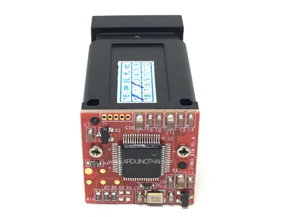 Fingerprint Sensor เซ็นเซอร์สแกนลายนิ้วมือสำหรับบอร์ด Arduino Compatible Board ขาย Arduino
