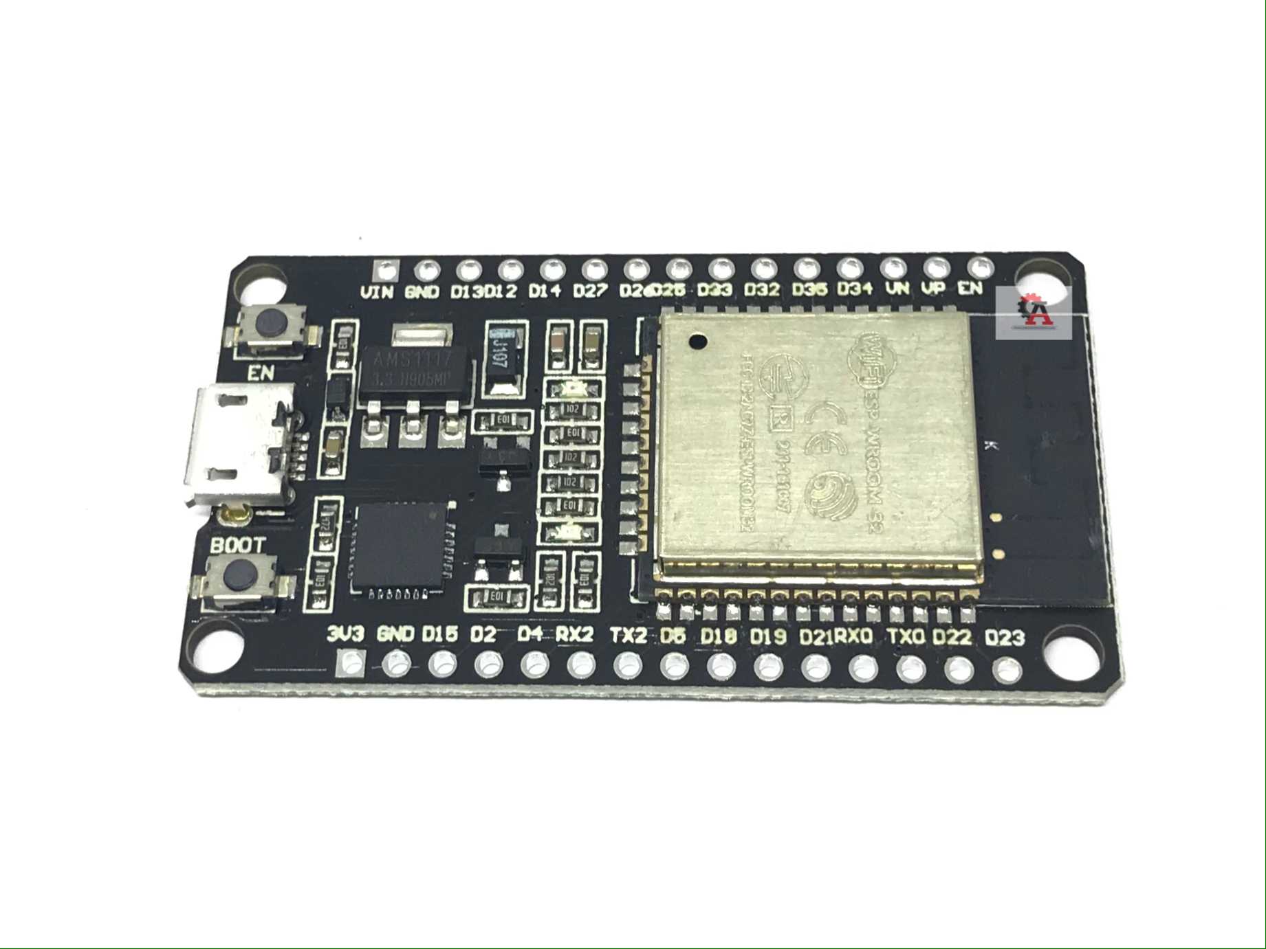 ESP32 development board (WIFI + Bluetooth 2 in 1 dual-core CPU low power) บัดกรีขาเอง - ขาย ...