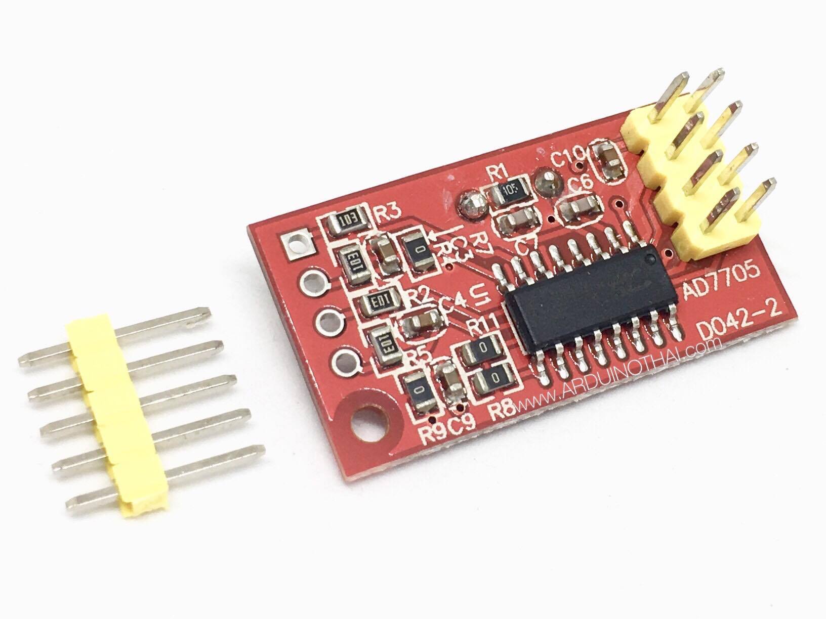 AD7705 Dual 16-bit ADC Module โมดูลแปลงสัญญาณ analog เป็น digital สต็อกไทยส่งไว - ขาย arduino ...